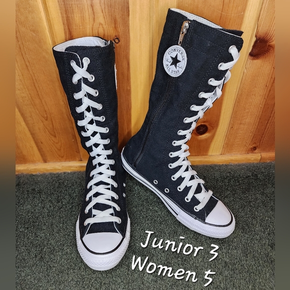 Converse | Shoes | Rare Vintage Converse All Star Calfknee High Women 5 ...